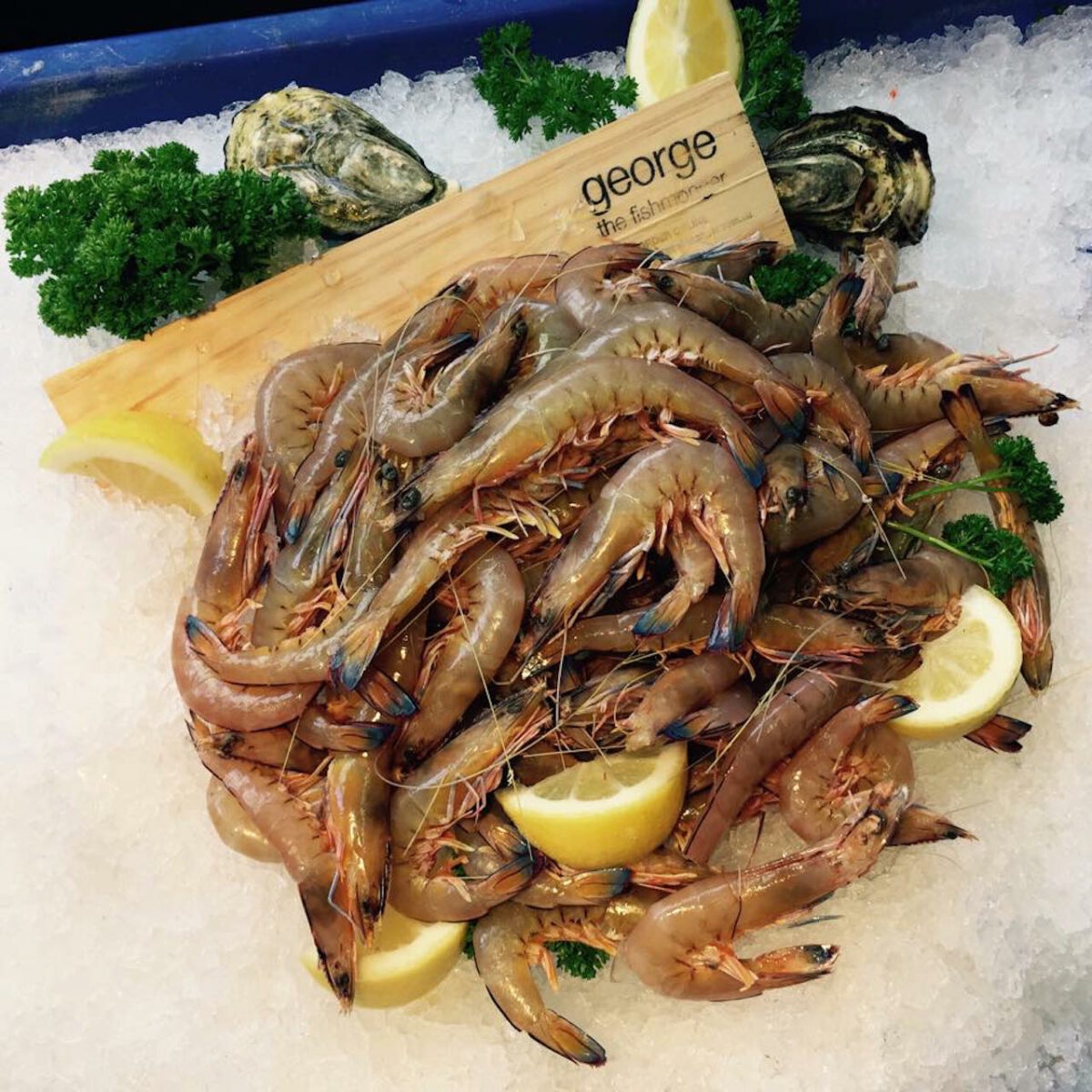 Raw King Prawns - Queen Victoria Market