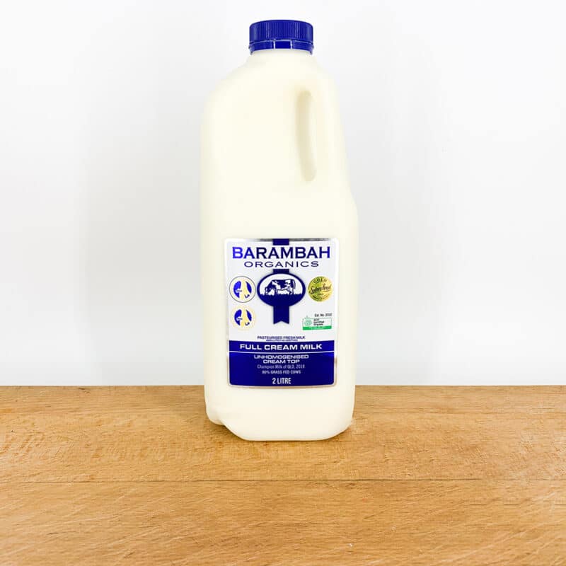 Barambah Organics Full Cream Milk - Queen Victoria Market