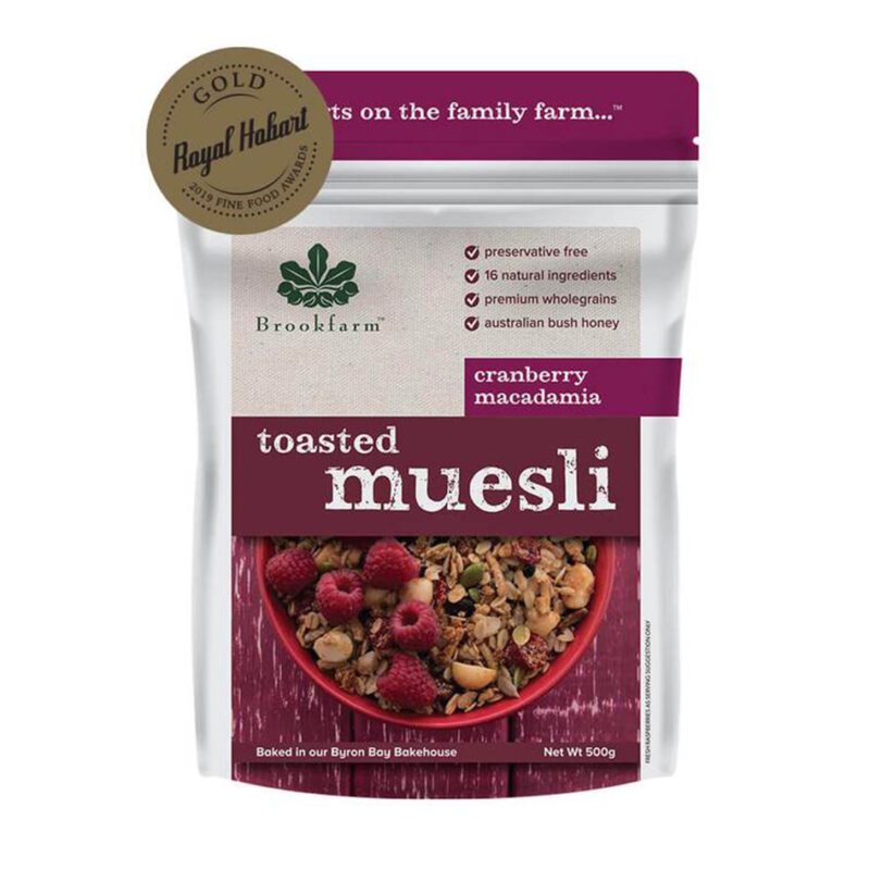 Toasted Macadamia Muesli with Cranberry - Queen Victoria Market