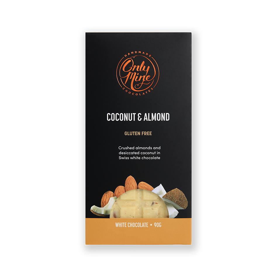 Coconut & Almond Chocolate Bar - Queen Victoria Market