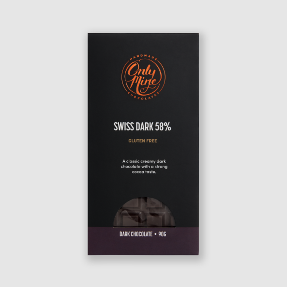 Swiss Dark 58% Chocolate Bar - Queen Victoria Market