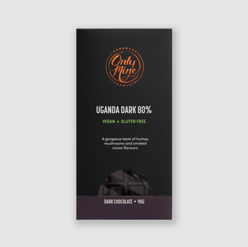 Uganda Dark 80% Chocolate Bar - Queen Victoria Market