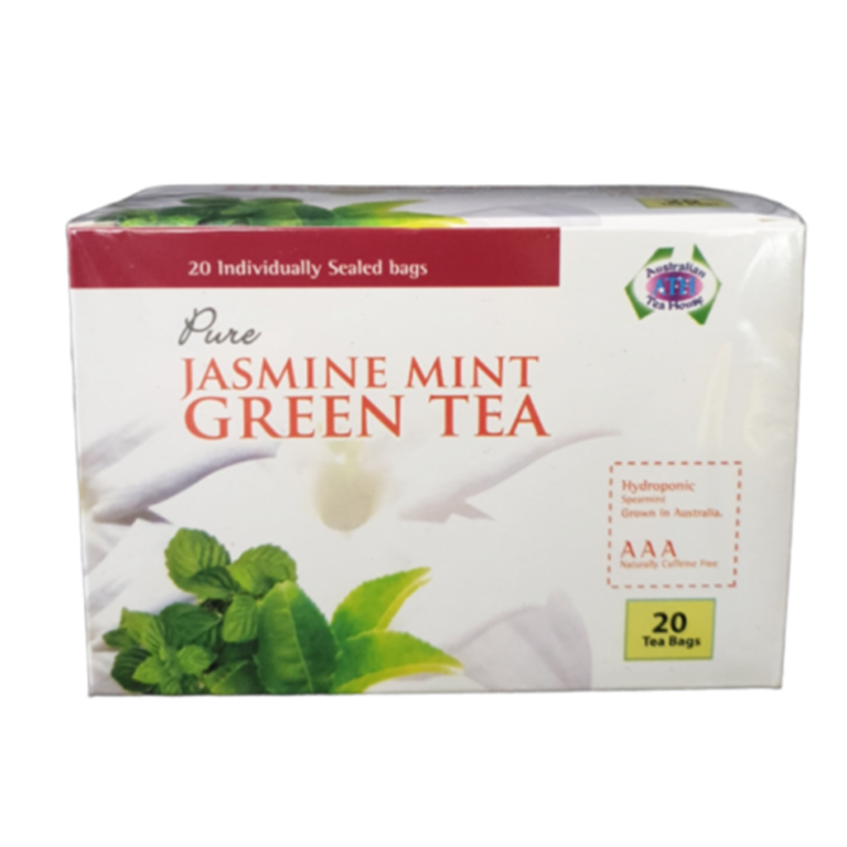 Jasmin Mint Green Tea Bags - Queen Victoria Market